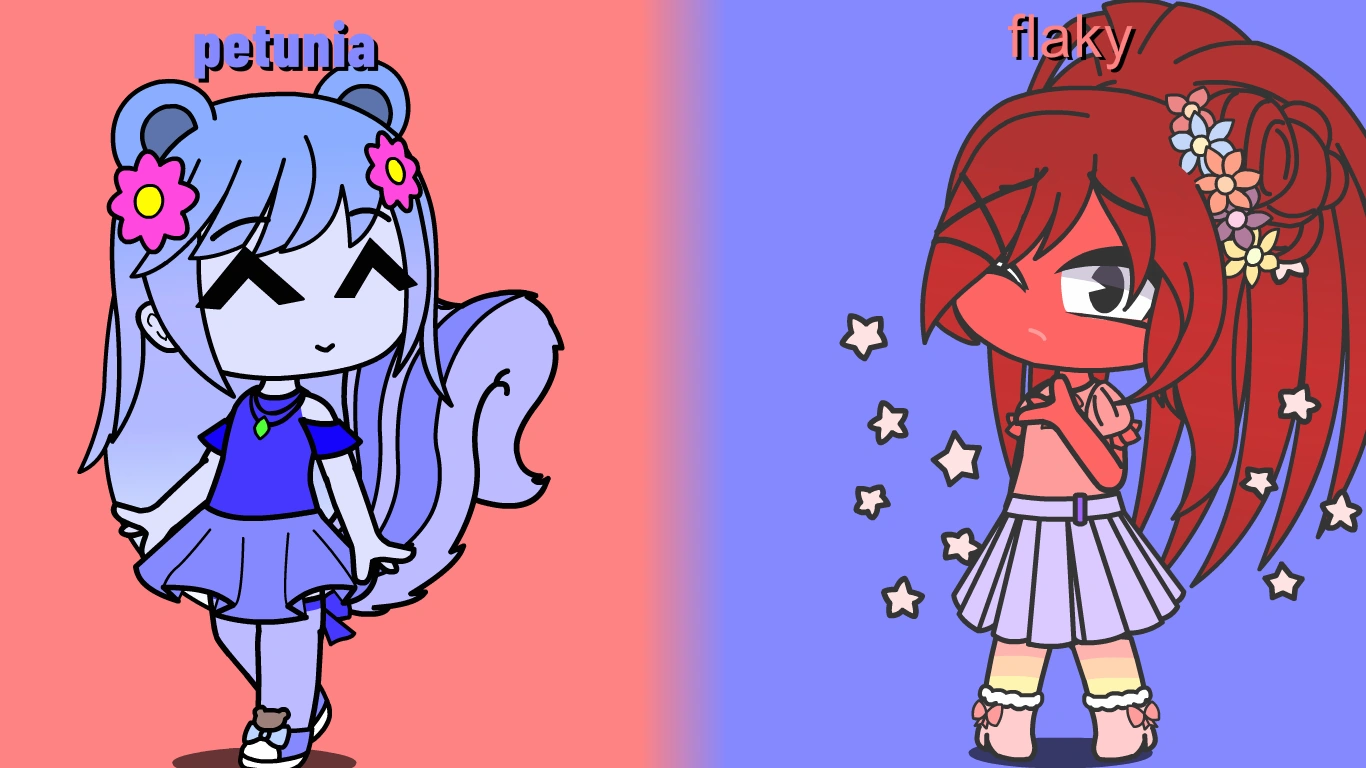 flaky and petunia | Fandom
