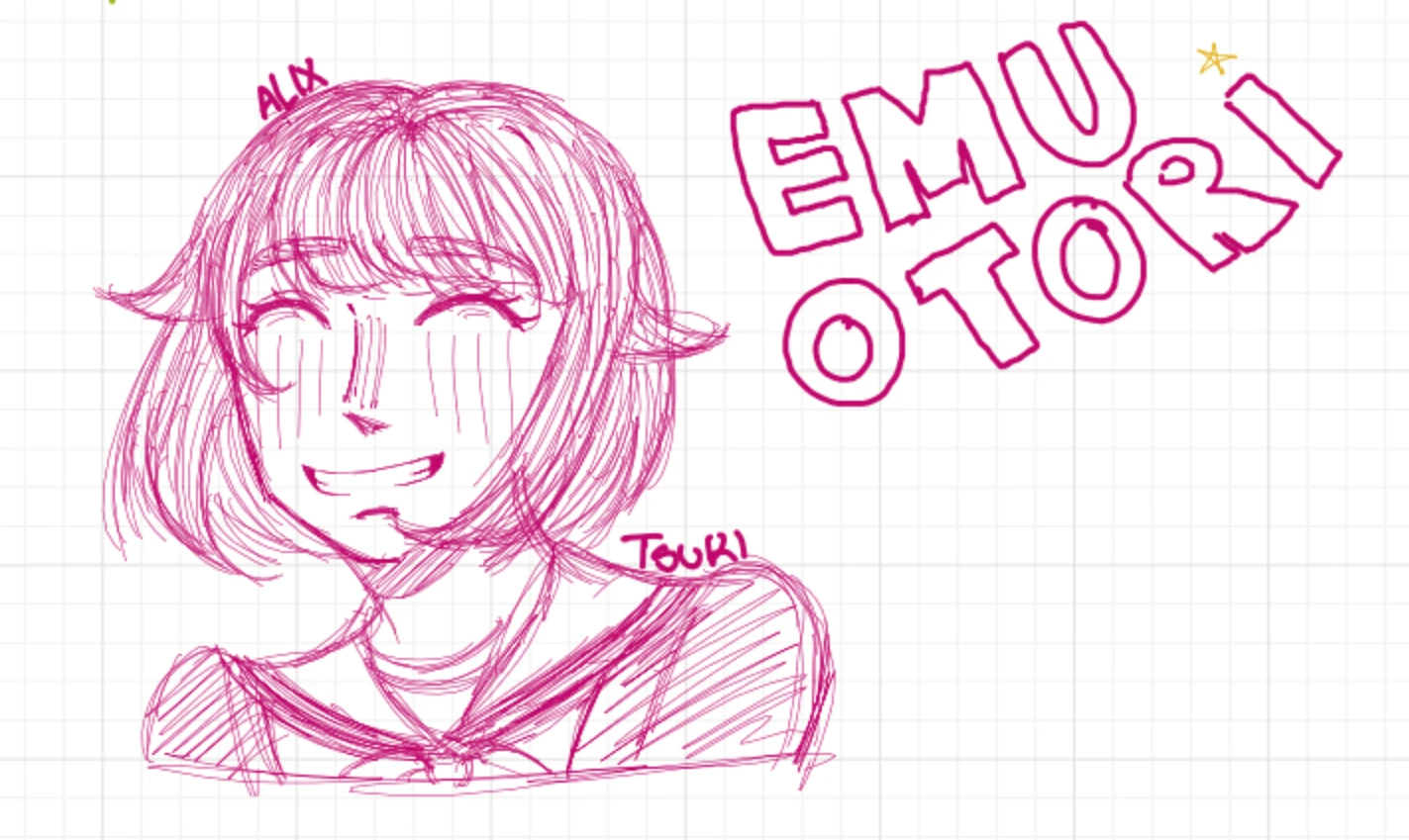 Instead of finishing my Rui drawing I drew Emu! | Fandom