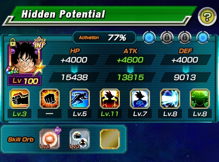 What's the best HP/Skill Orbs build for INT Yamcha? | Fandom