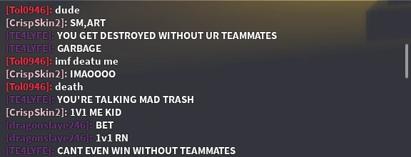 Not my first time seeing a Toxic Chat in YBA. | Fandom