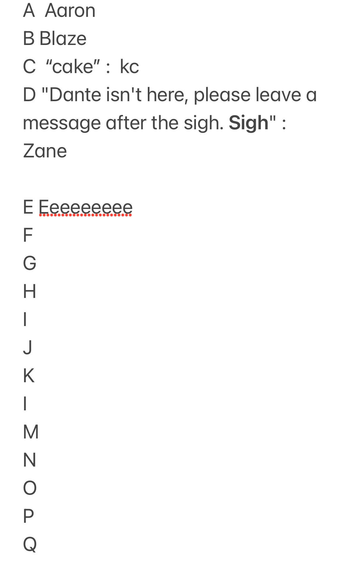 F is for … | Fandom