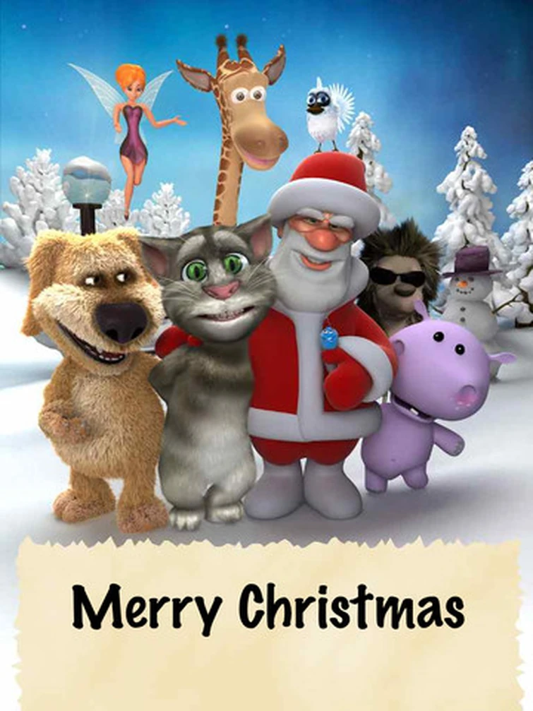 The evolution of Talking Santa (Gang Postcard) | Fandom