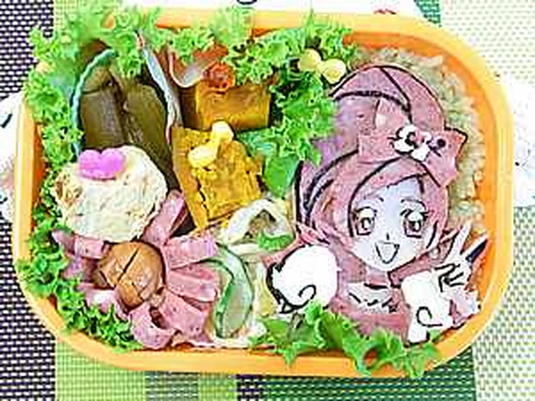 The Real Precure Character Food Arts ("Chara-Ben", Character-Bento) in ...