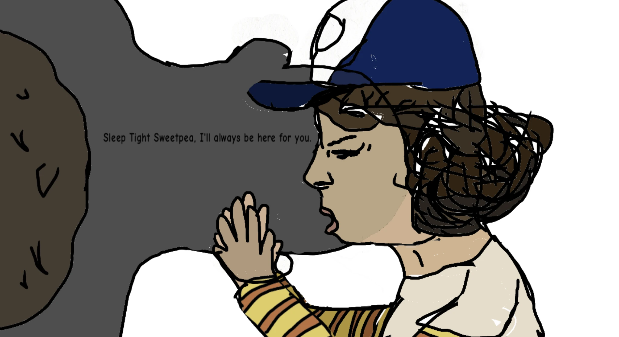 Did some Clem and Lee art! | Fandom