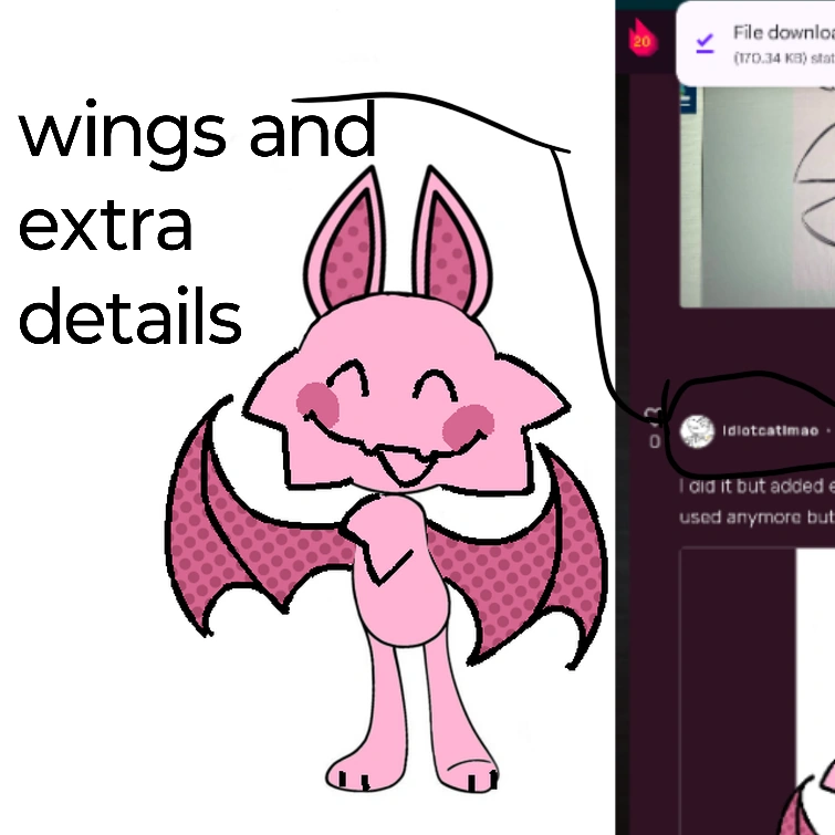 Blushy the bat | Fandom