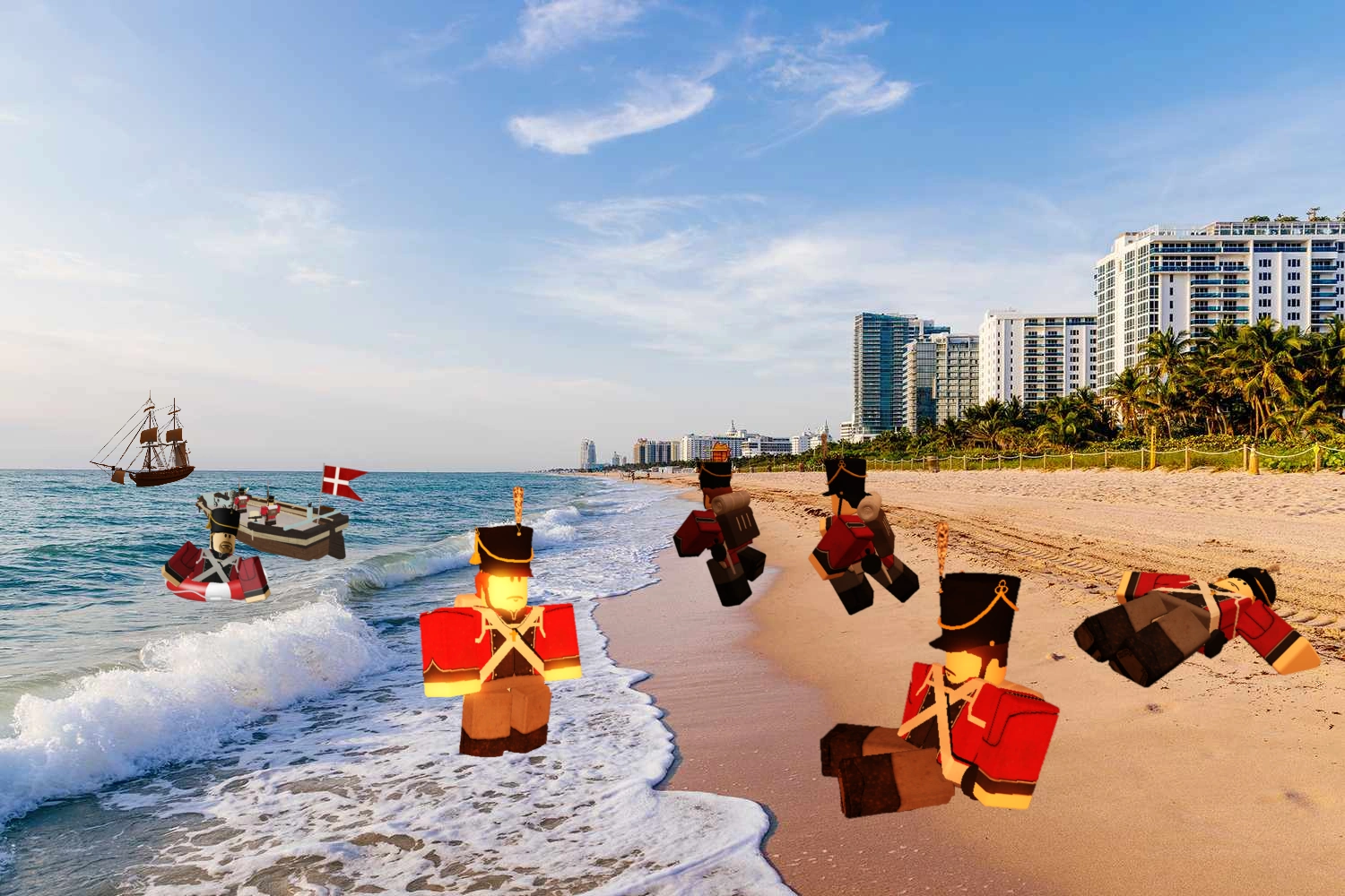 8 Holstenske Regiment Infantries in Miami (Ft. British Brig-Sloop) | Fandom