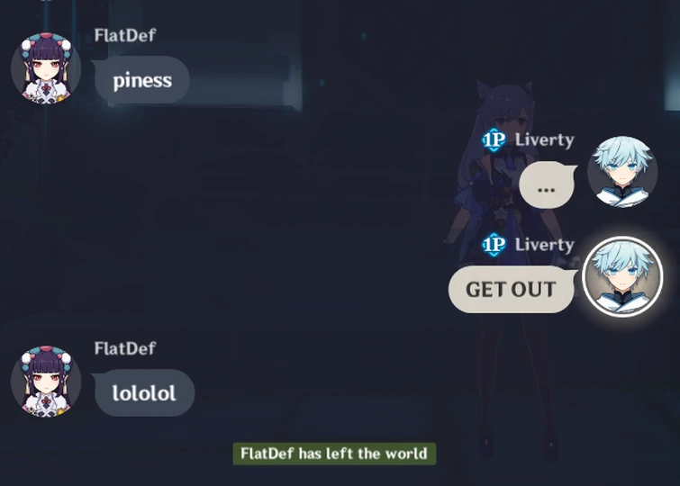 hello am back you little /j no *checks msg wall* nevermind I'm leaving ...