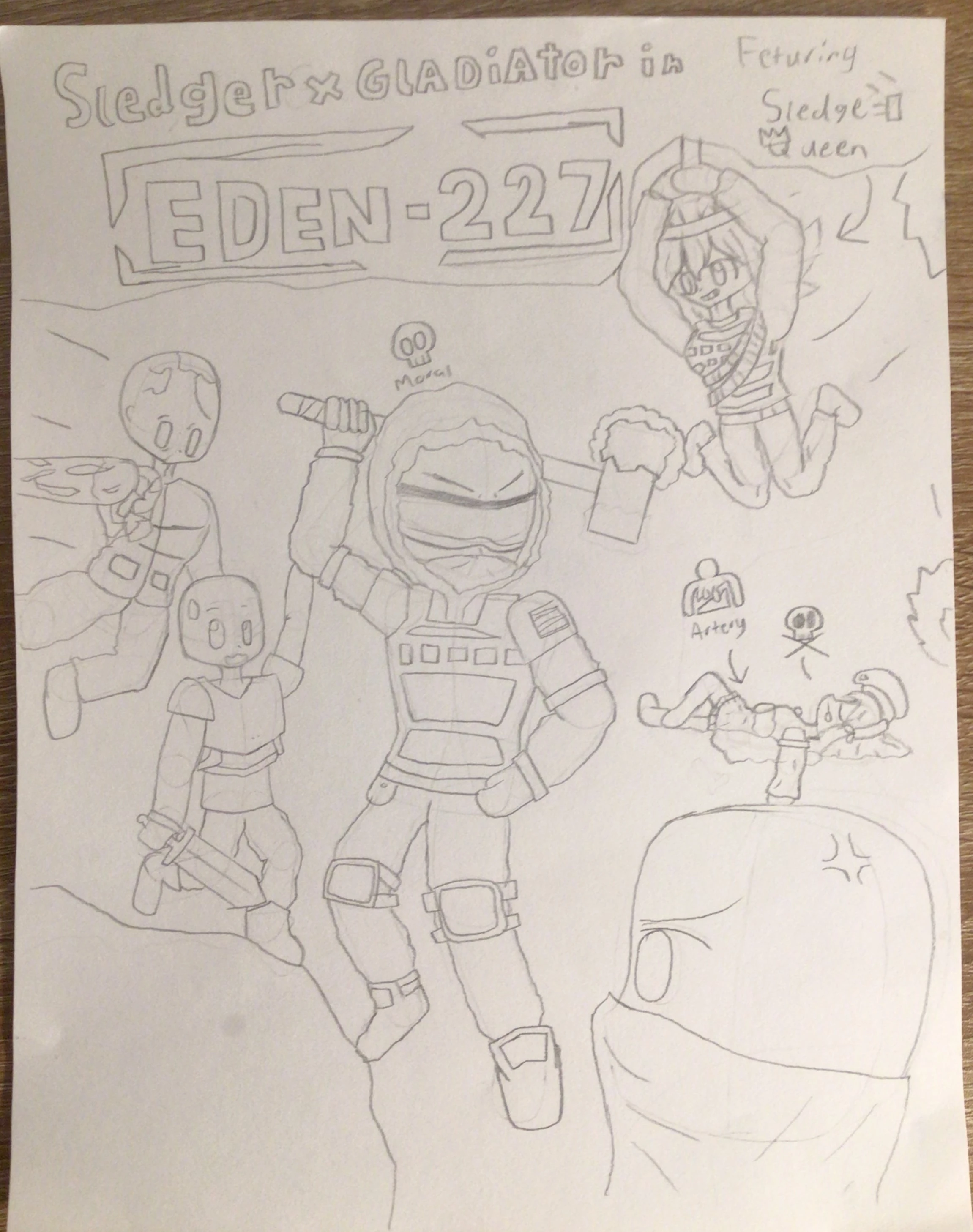 Sledger x Gladiator in Eden-227 (complete) | Fandom