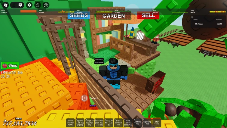 have u built a cosmetic house in grow a garden (if you havent you ...