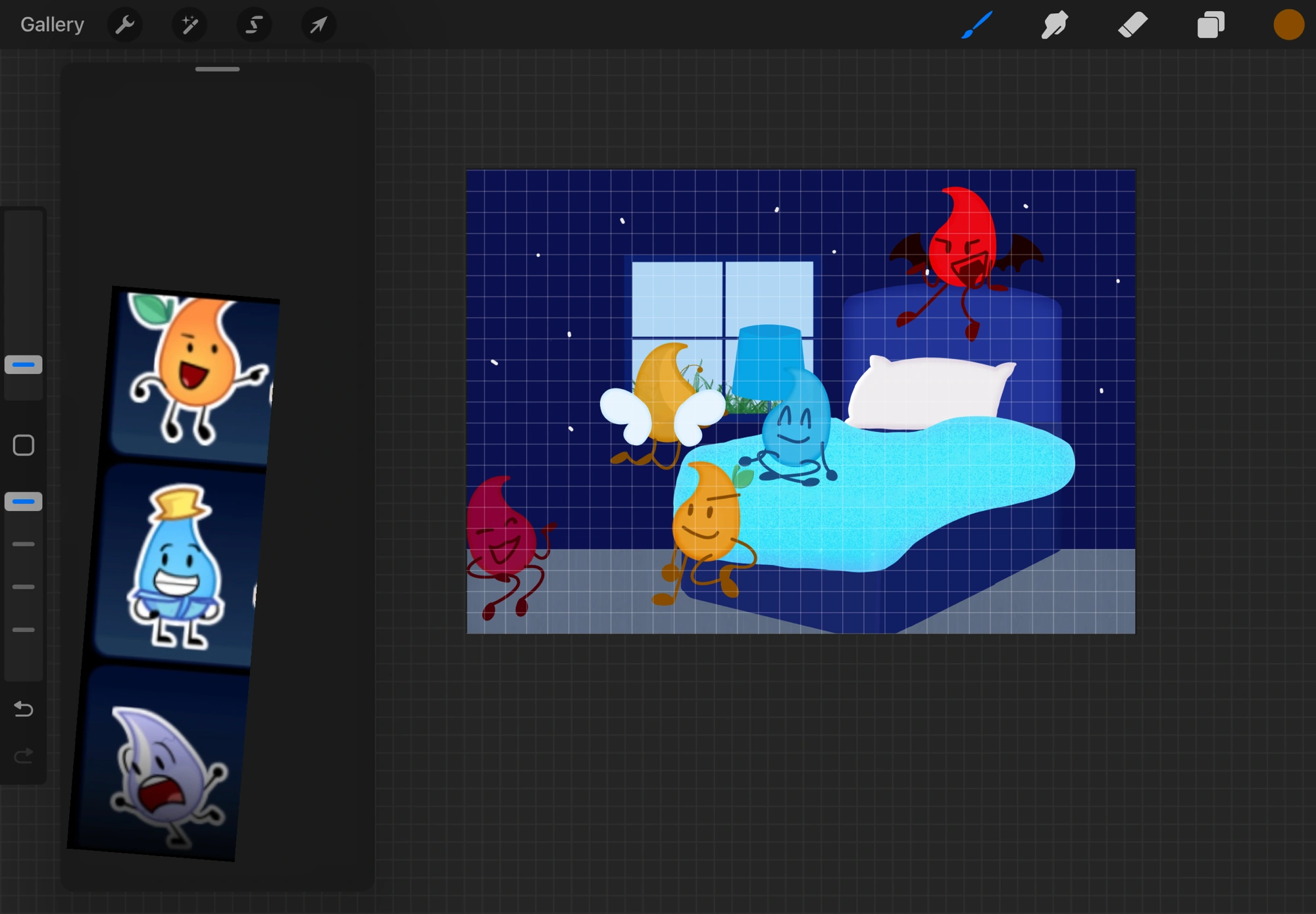 My Teardrop fan art progress | Fandom