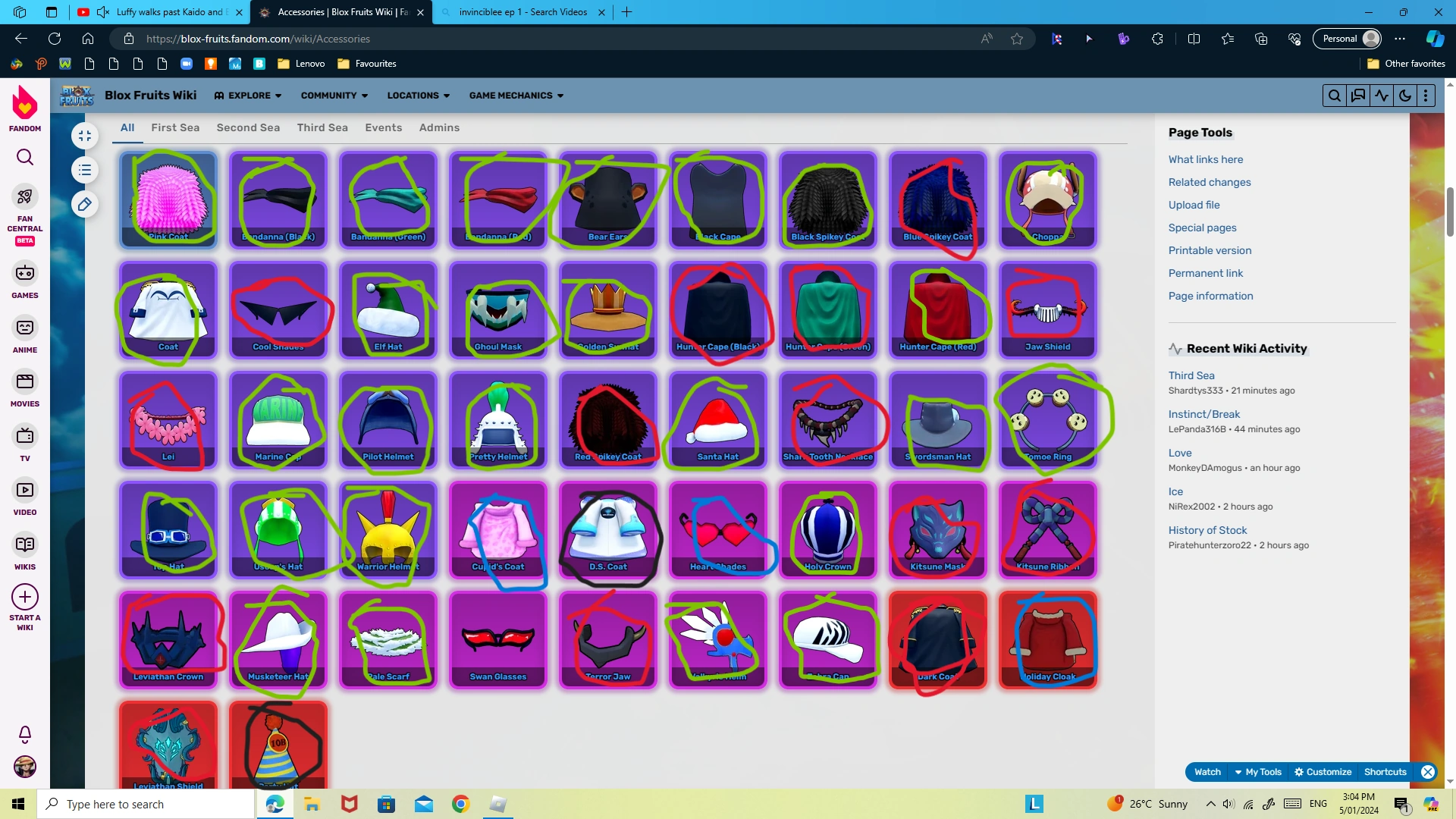 my accessories | Fandom