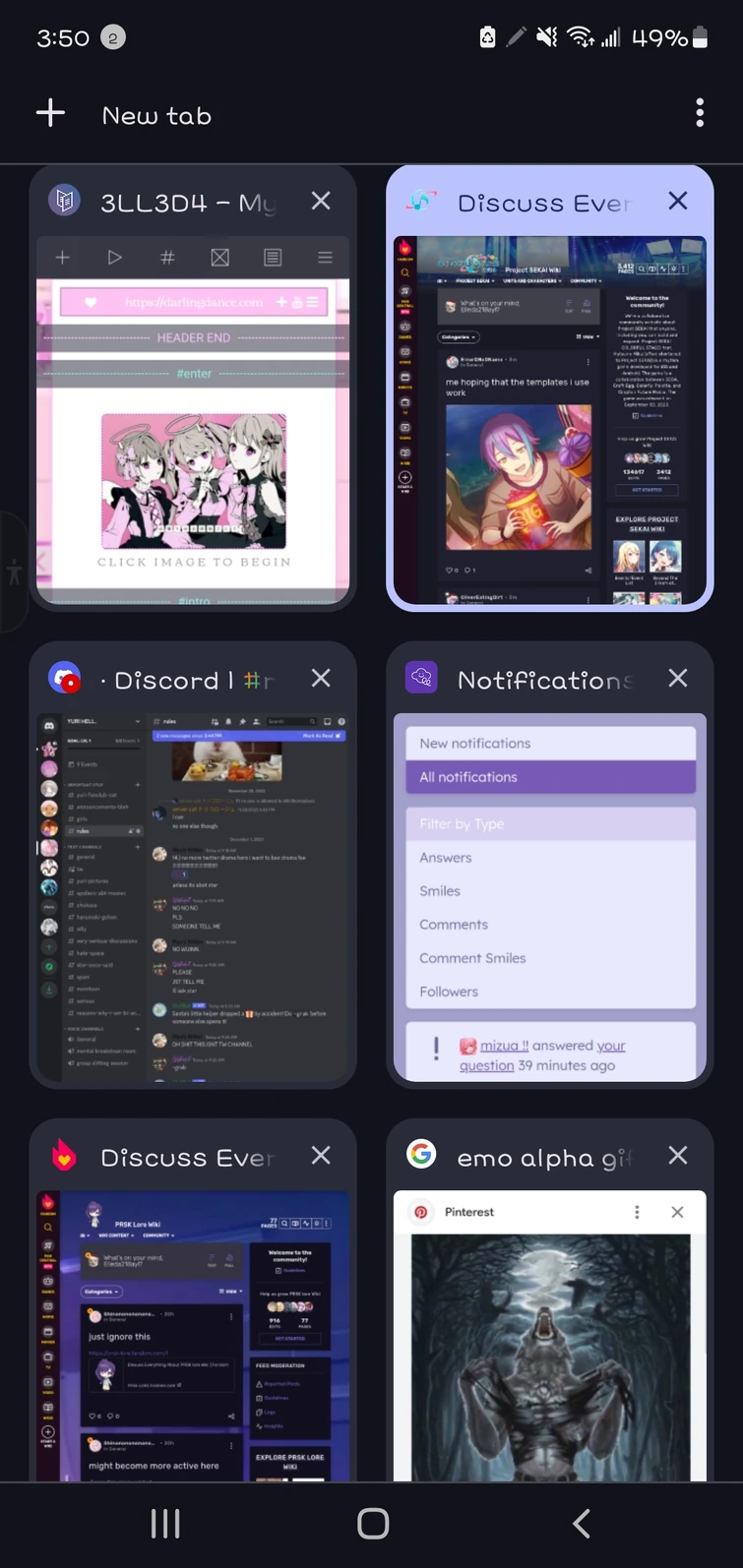Show me your tabs right now. | Fandom