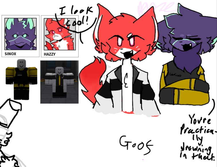 Hazzy and Sinox switched outfits. | Fandom