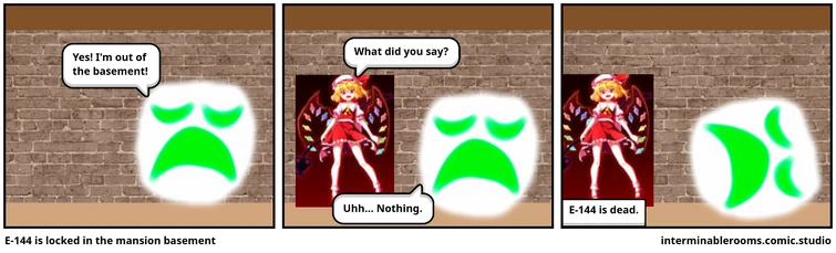 E-144 is locked in the mansion basement (Comic) | Fandom