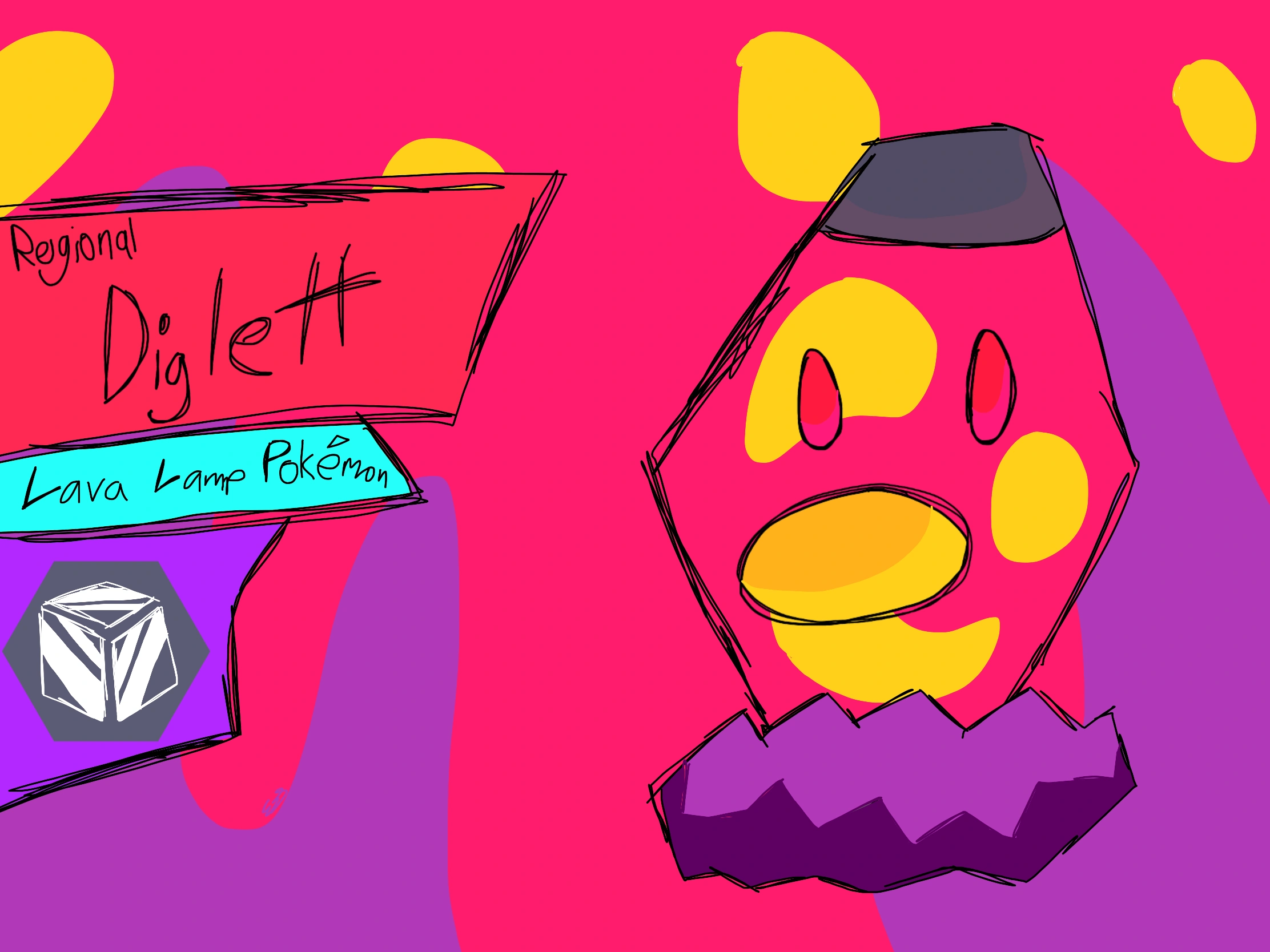 Digglet/Dugtrio regional form (I love lava lamps) | Fandom