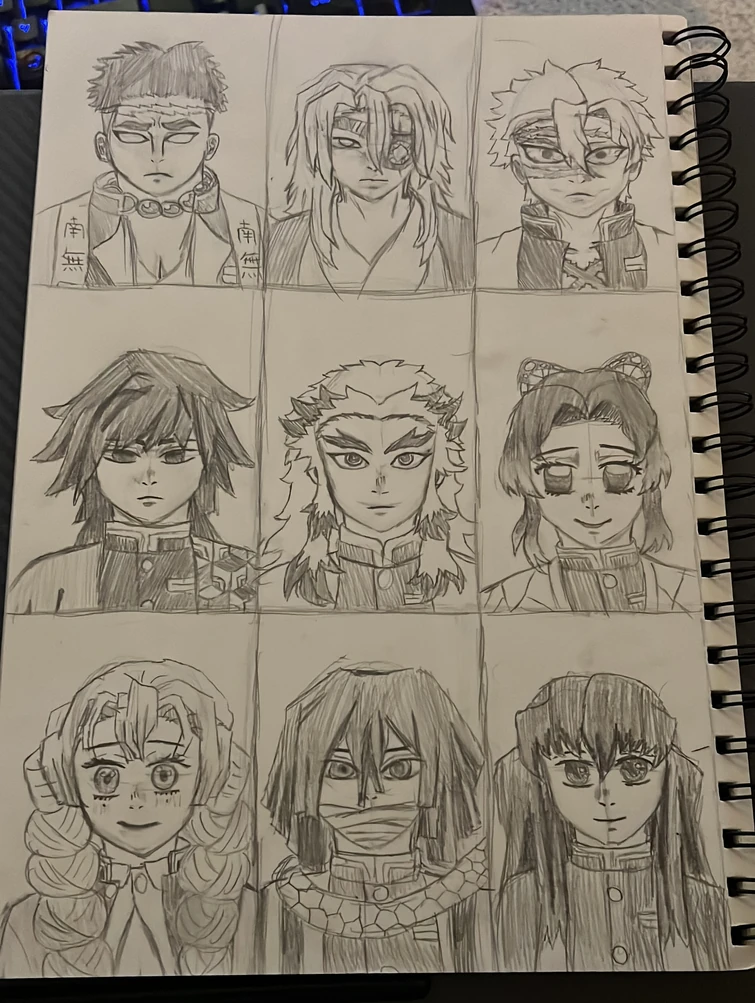drew all 9 hashira | Fandom