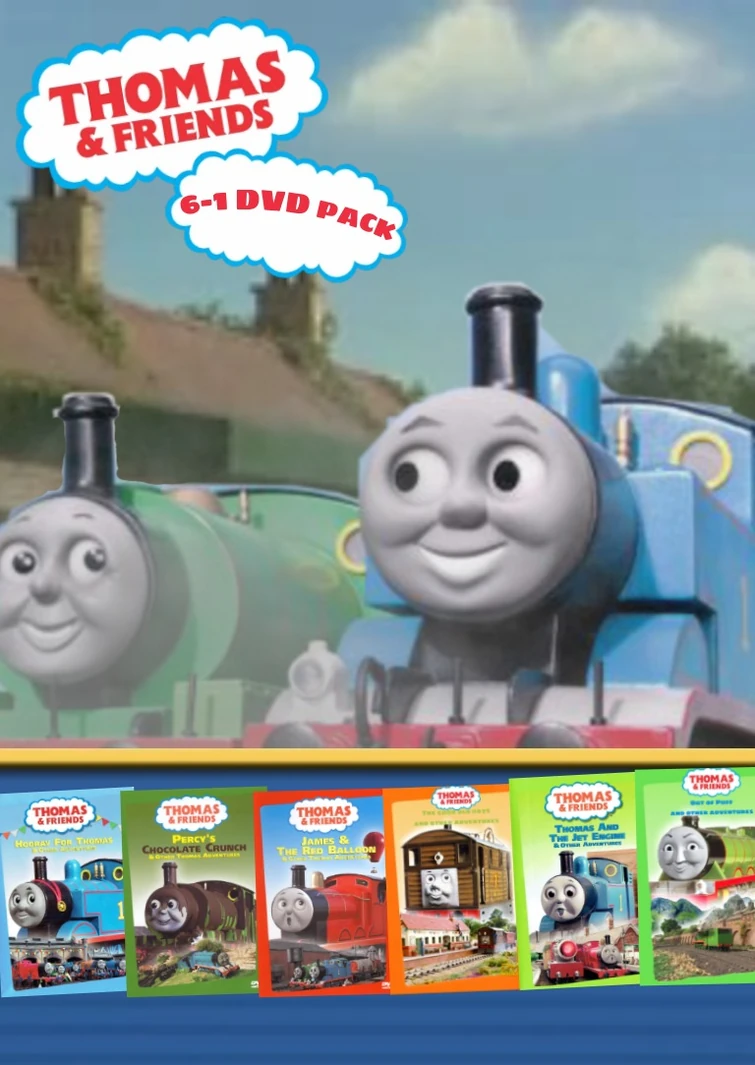 Thomas & Friends 6-1 DVD pack (Custom DVD pack that I'm working on ...