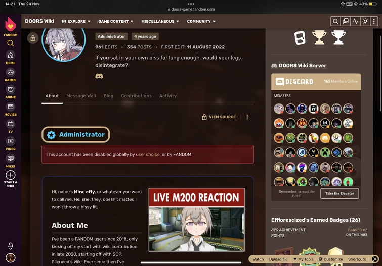 Apparently mira disabled herself? | Fandom