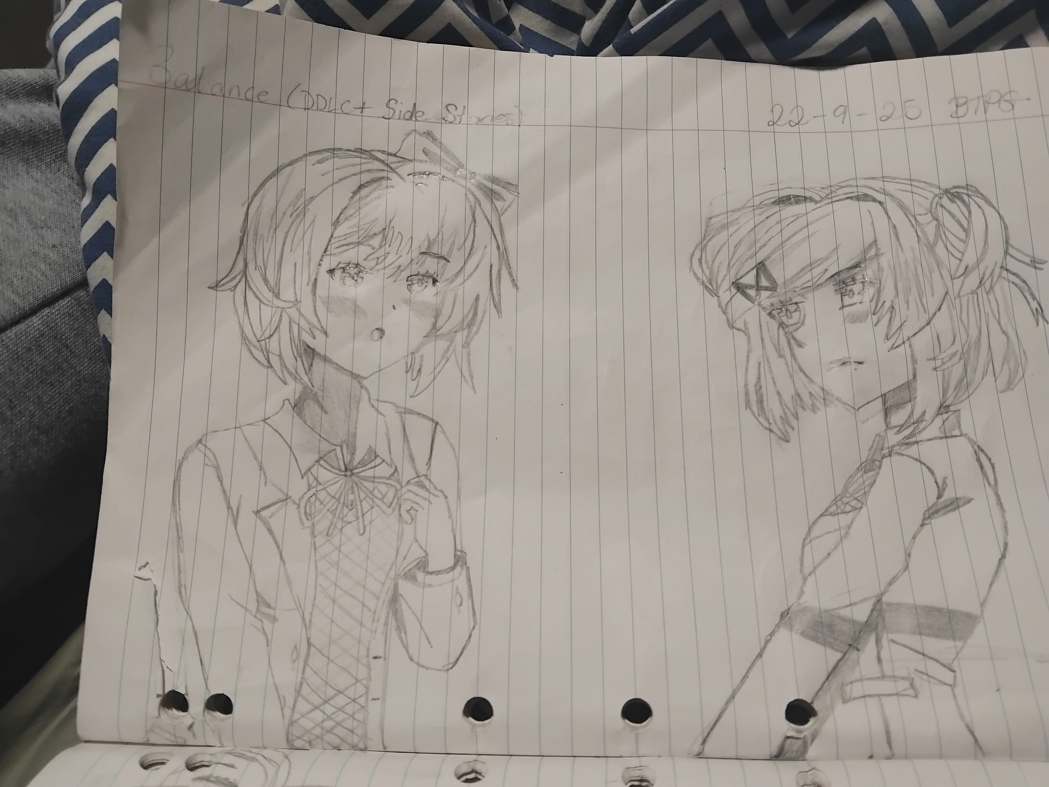 Drawings I made just in time for DDLC's 8 year anniversary | Fandom