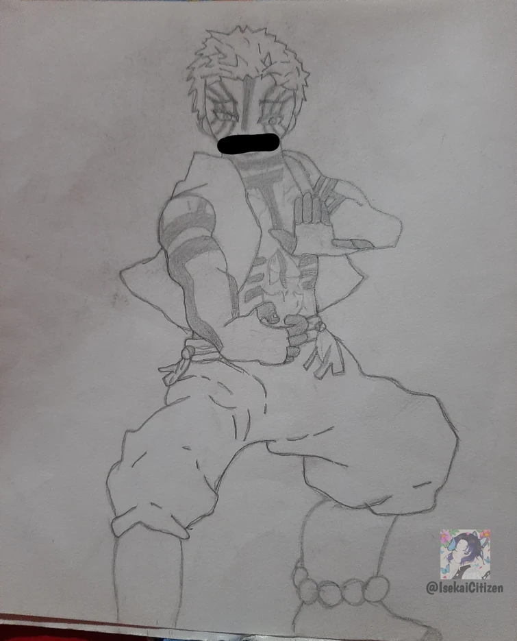 I'm drawing Akaza | Fandom