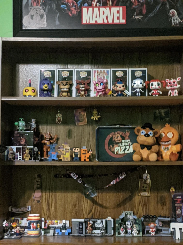 I now have three shelves of FNaF! 🥳 | Fandom