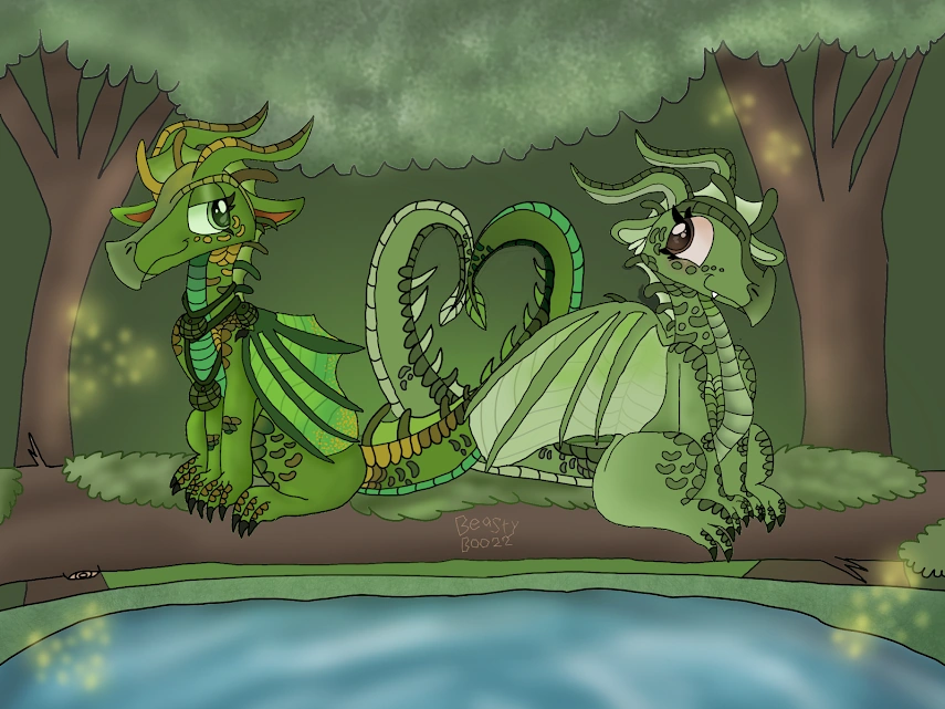 willow and sundew art from 2023 | Fandom