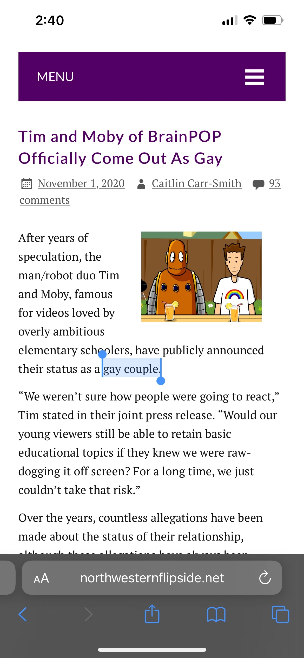 Sorry for Tim and Moby posting but they’re gay 💀💀 | Fandom