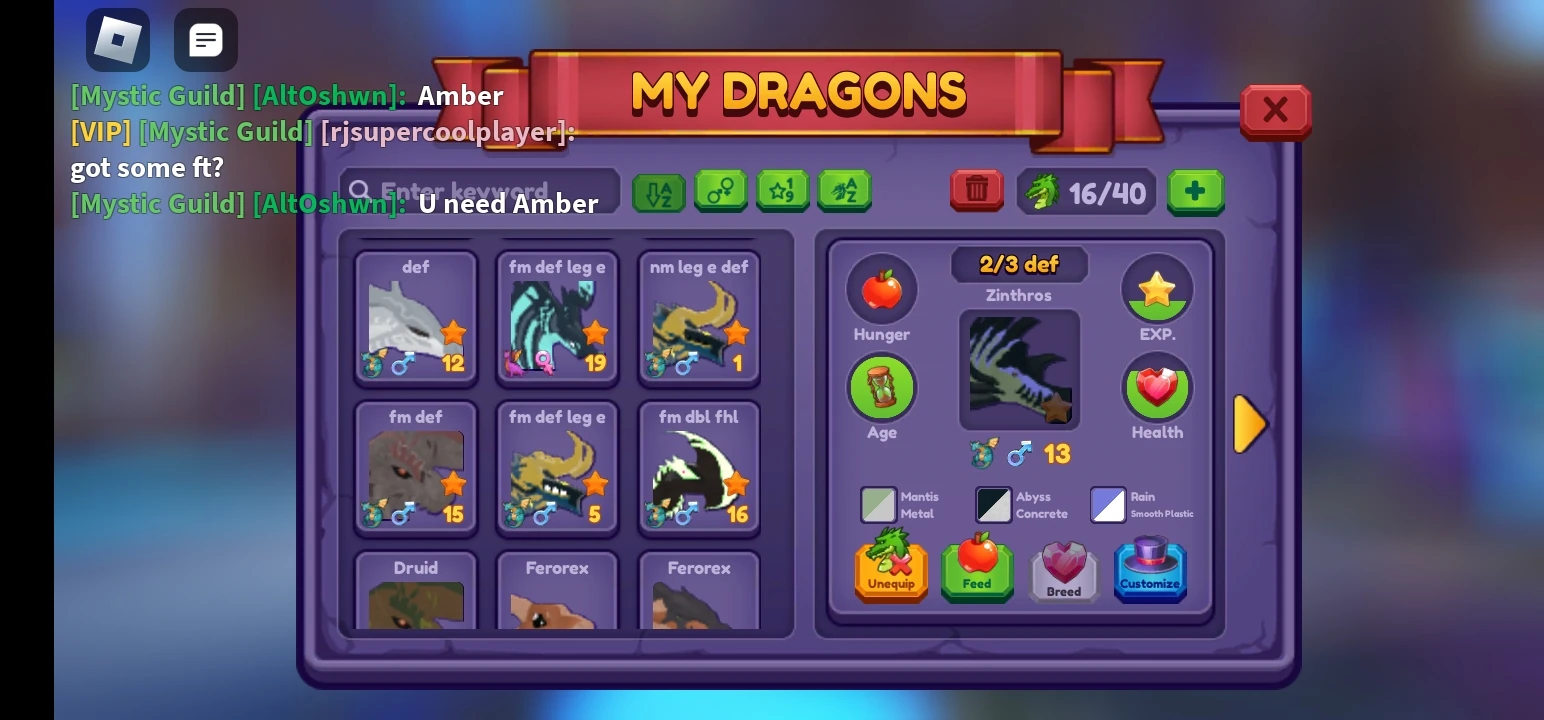 looking for fm/nm 3/3 def zin | Fandom