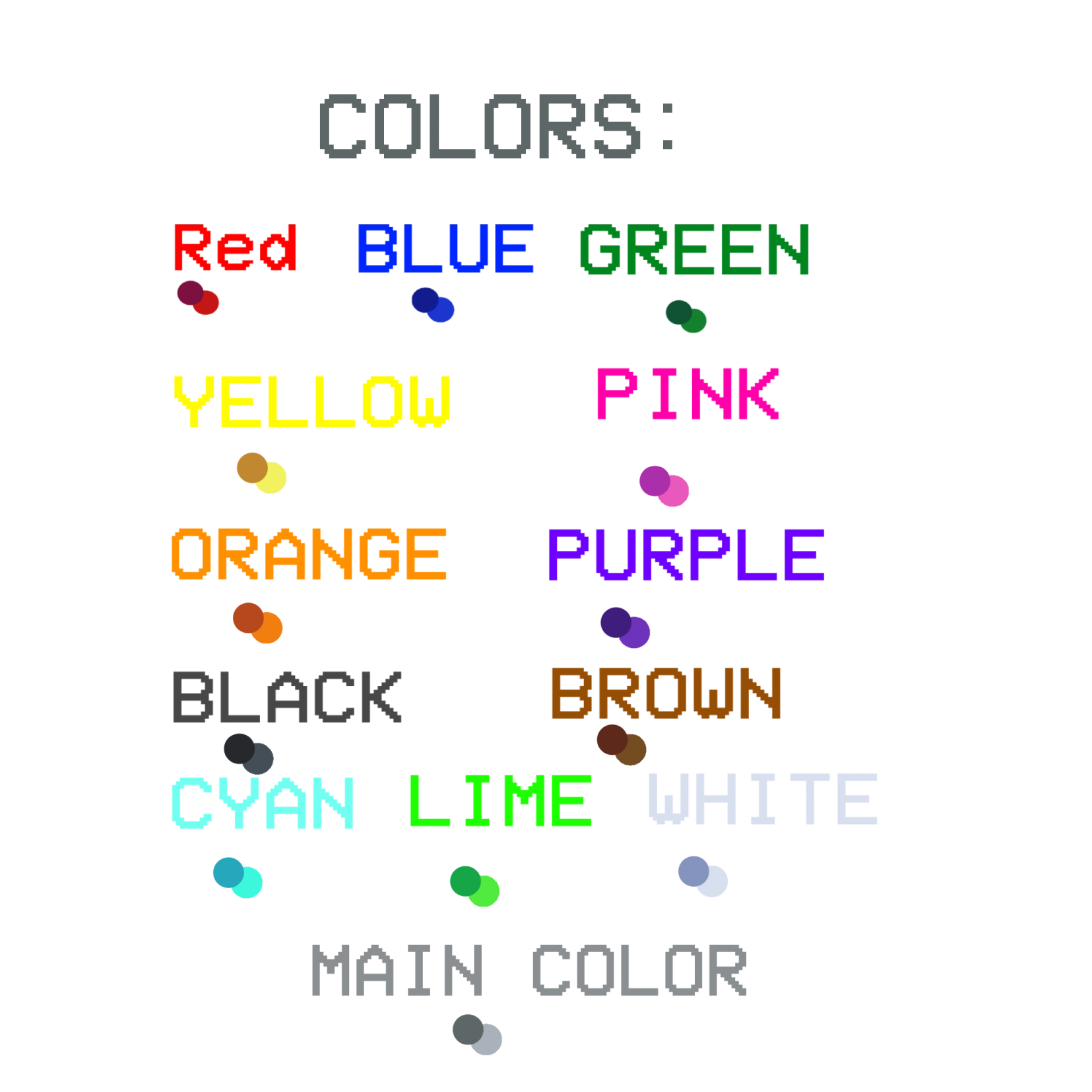 Among us colors | Fandom