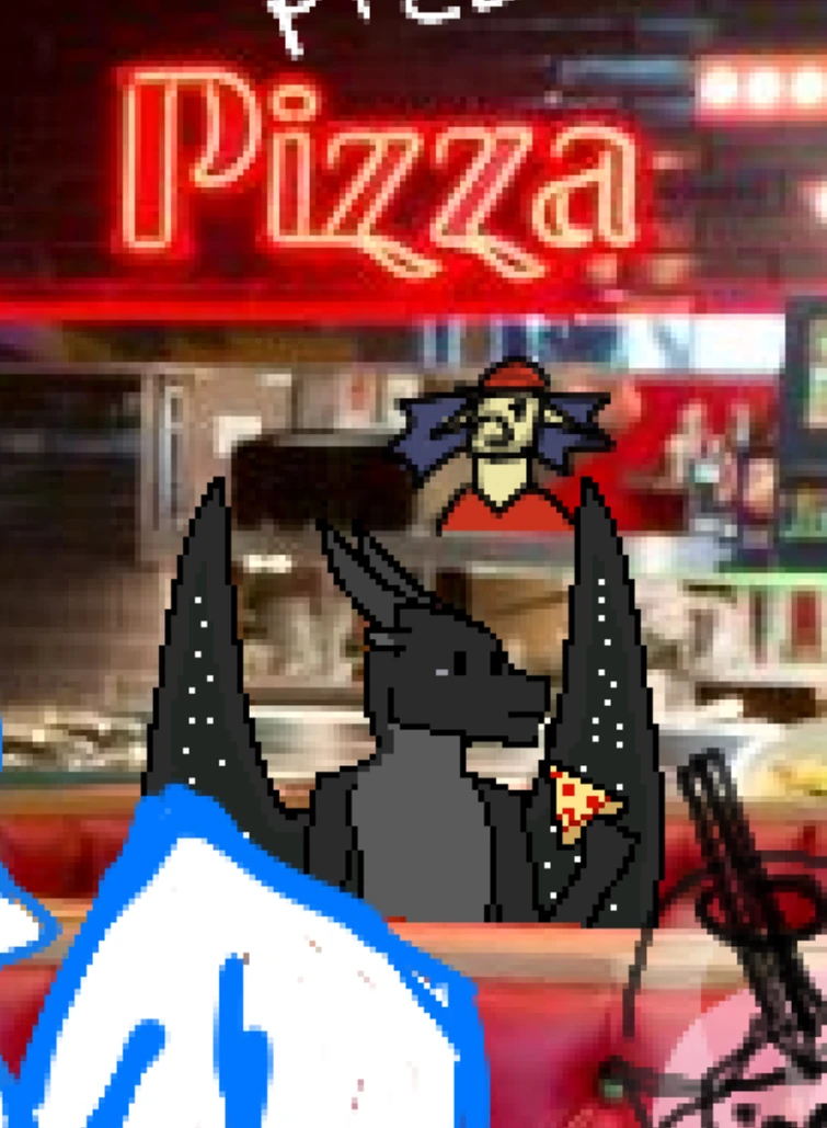 Random Nightwing in Pizza Hut eating Pizza | Fandom