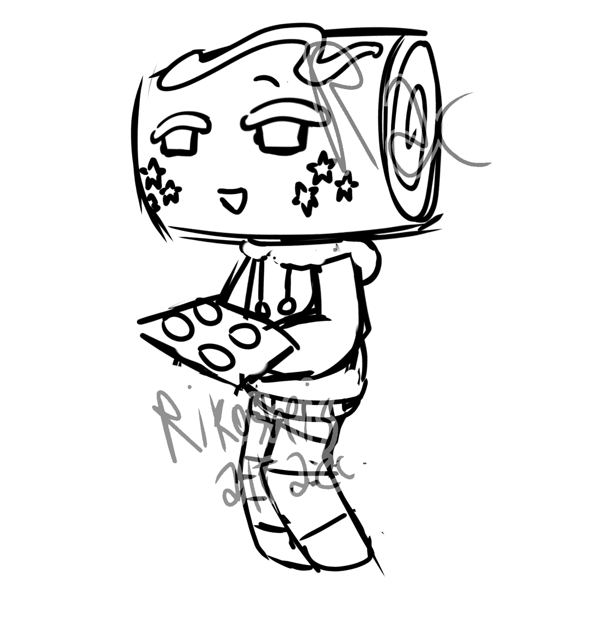 Cosmo in the crk art style sketch | Fandom