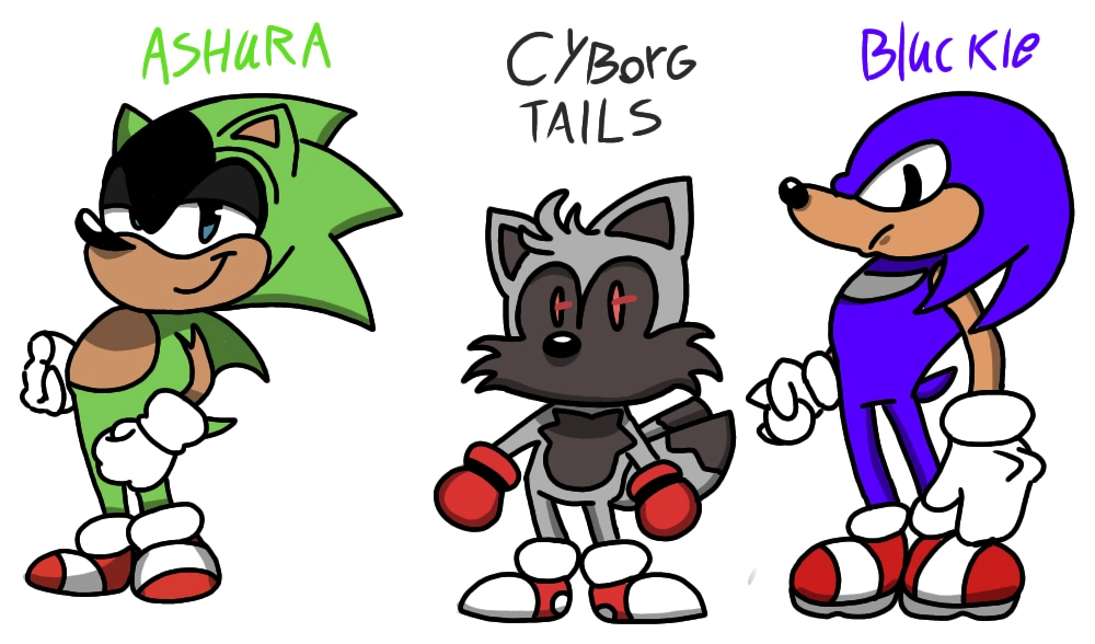 did some doodles of sonic palette glitches | Fandom