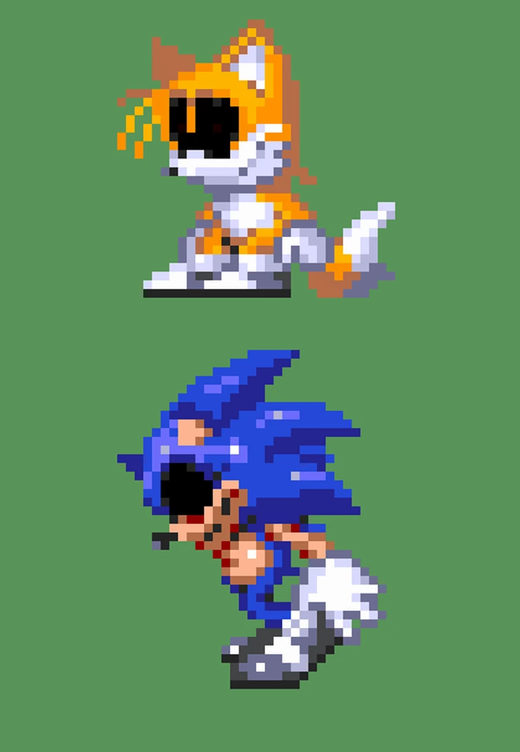 Bored so i'm gonna show more sprite edits i made for my Tails X i made ...
