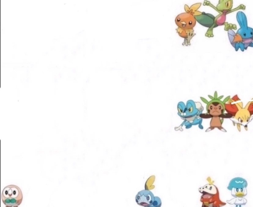 All the Pokémon remaining got tired of Squirtle, so they tackled him ...