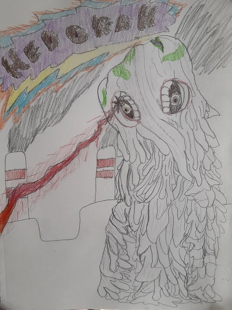 Hedorah drawing | Fandom