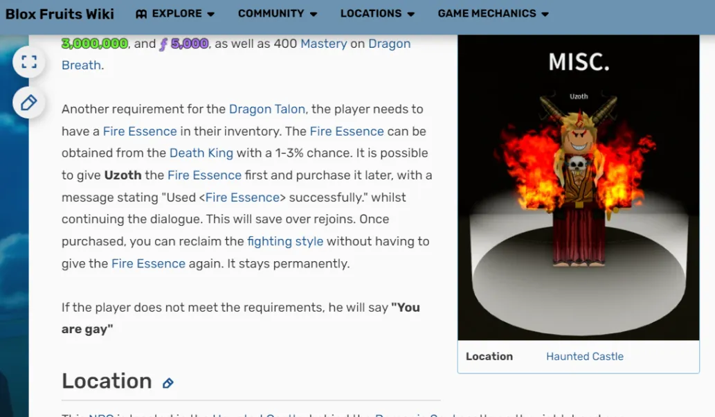 Vandalized on UZOTH page | Fandom