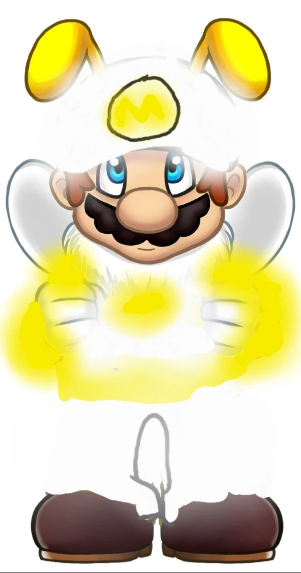 White Bee Mario and White Cow Mario | Fandom