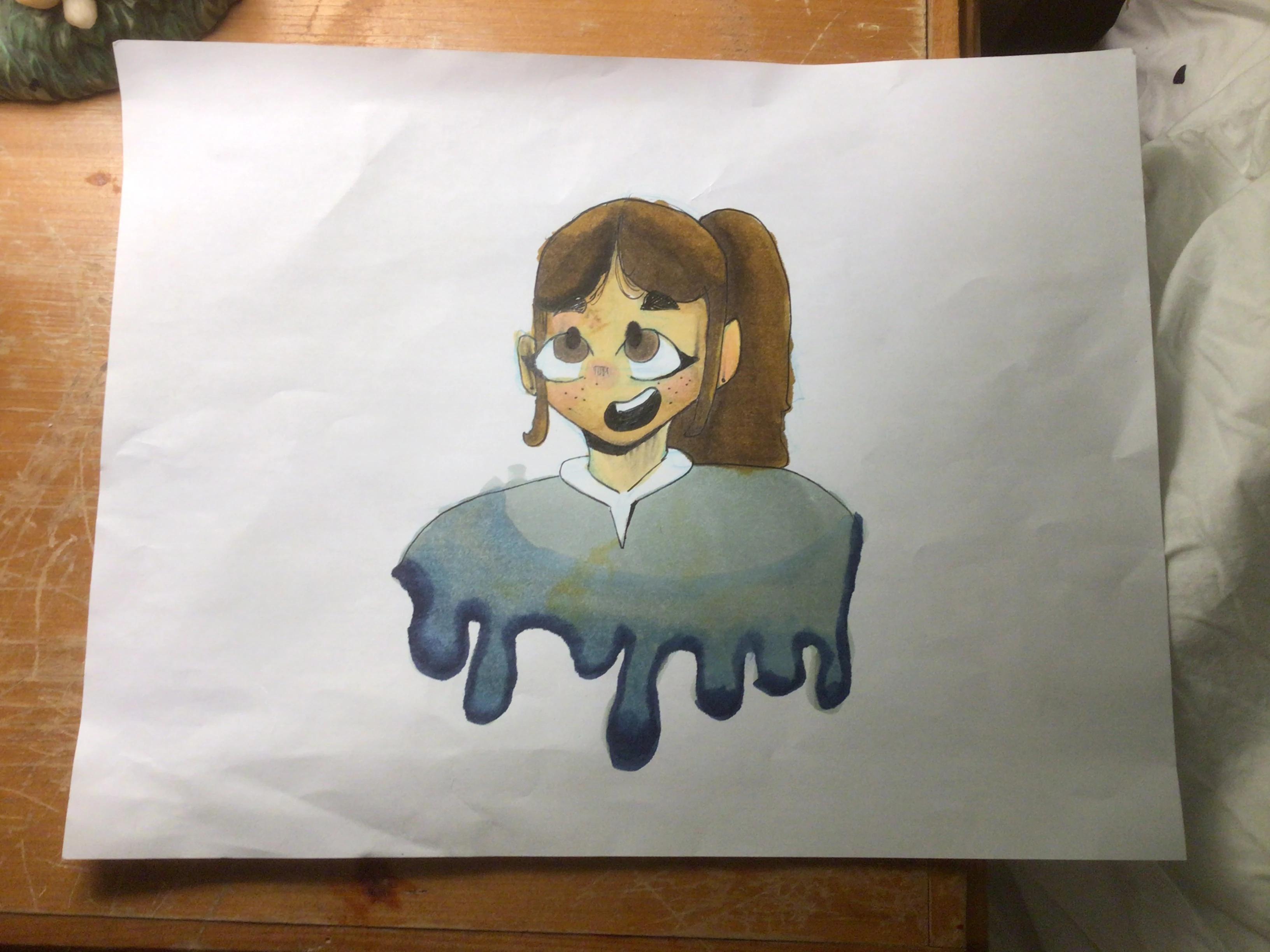 self portrait (traditional off topic art) | Fandom