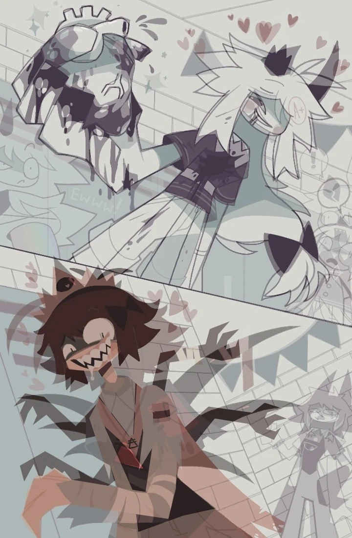 Decided to overlap a Olicherry and a Olice pic for no darn reason. | Fandom