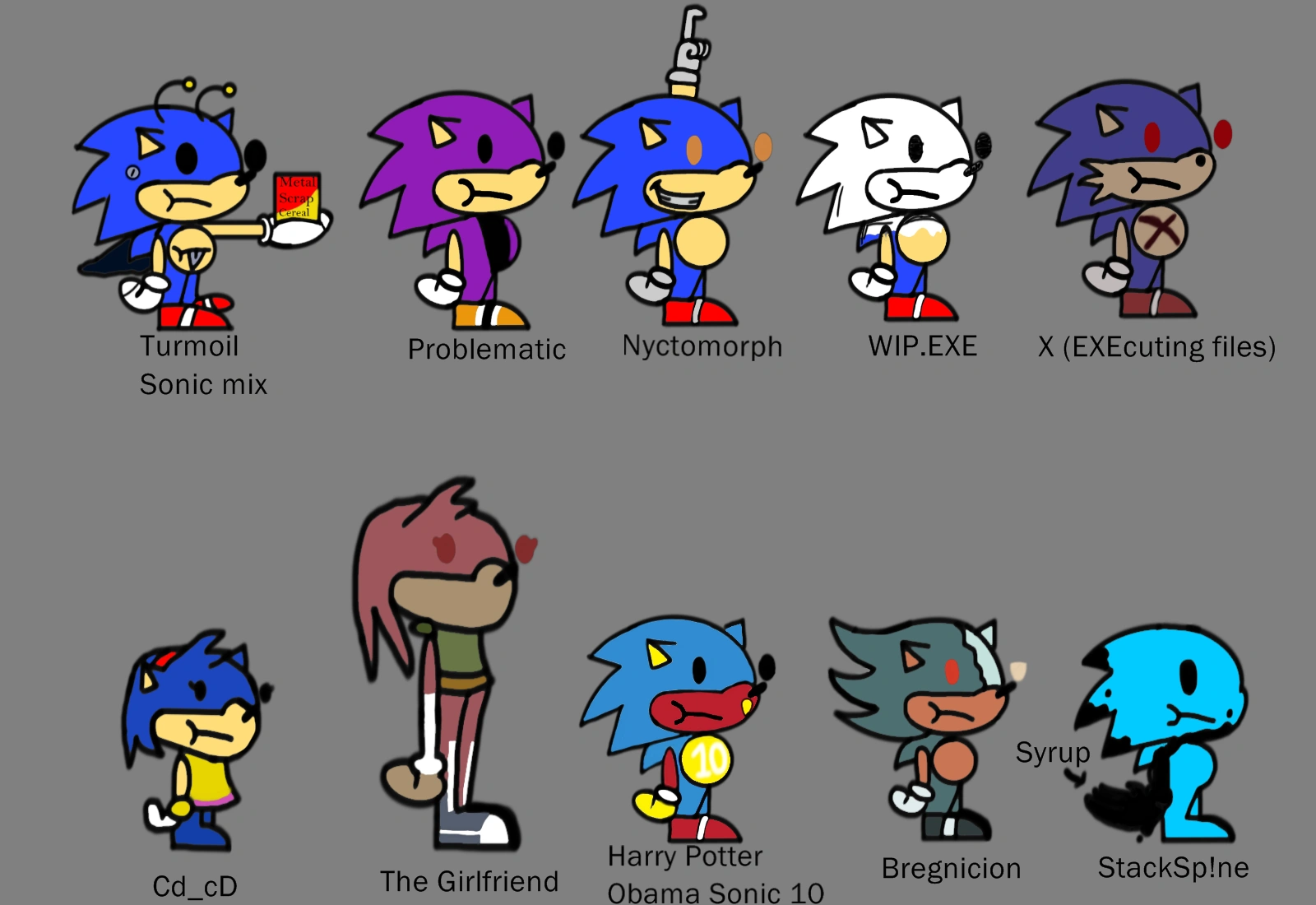 Some characters as Sunky | Fandom