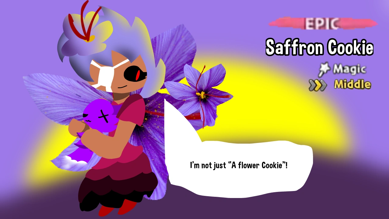 Saffron cookie, my cookiesona | Fandom
