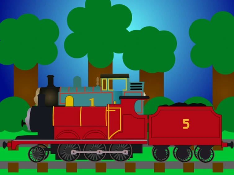 Thomas And Friends: Rehauled ; James Left Angle Vector Complete | Fandom