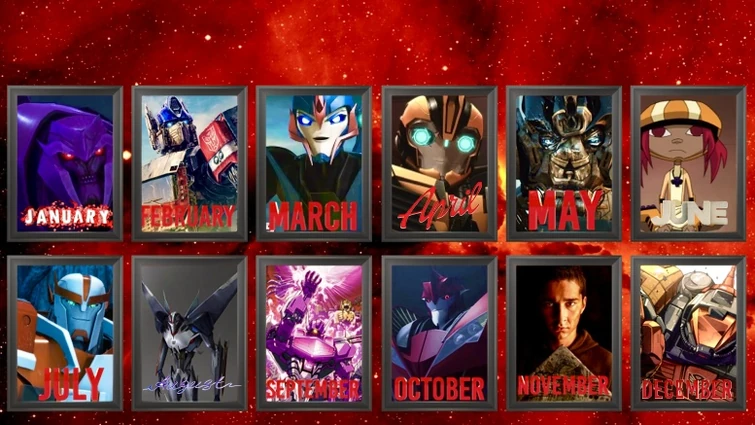 Your Birthday months determines which Transformers characters you are ...