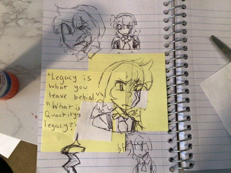 Quackity practice drawings lel | Fandom