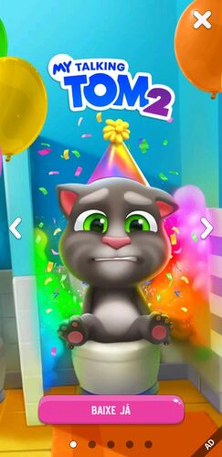 I tried recreating My Talking Tom 2 birthday ads in game | Fandom