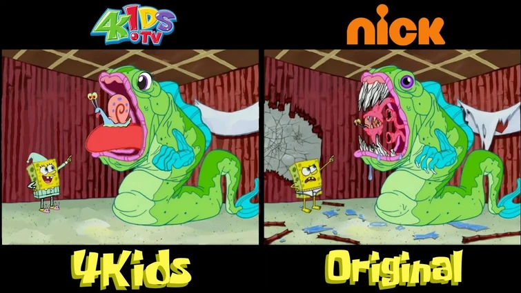 4Kids censorship in SpongeBob | Fandom