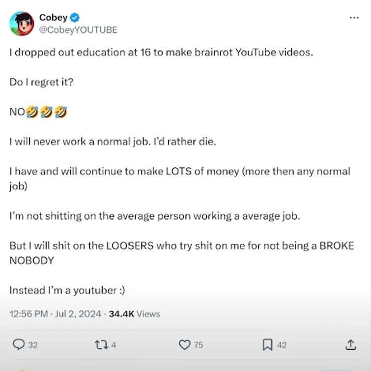 Should we execute "Cobey World" (link to channel in replies) | Fandom