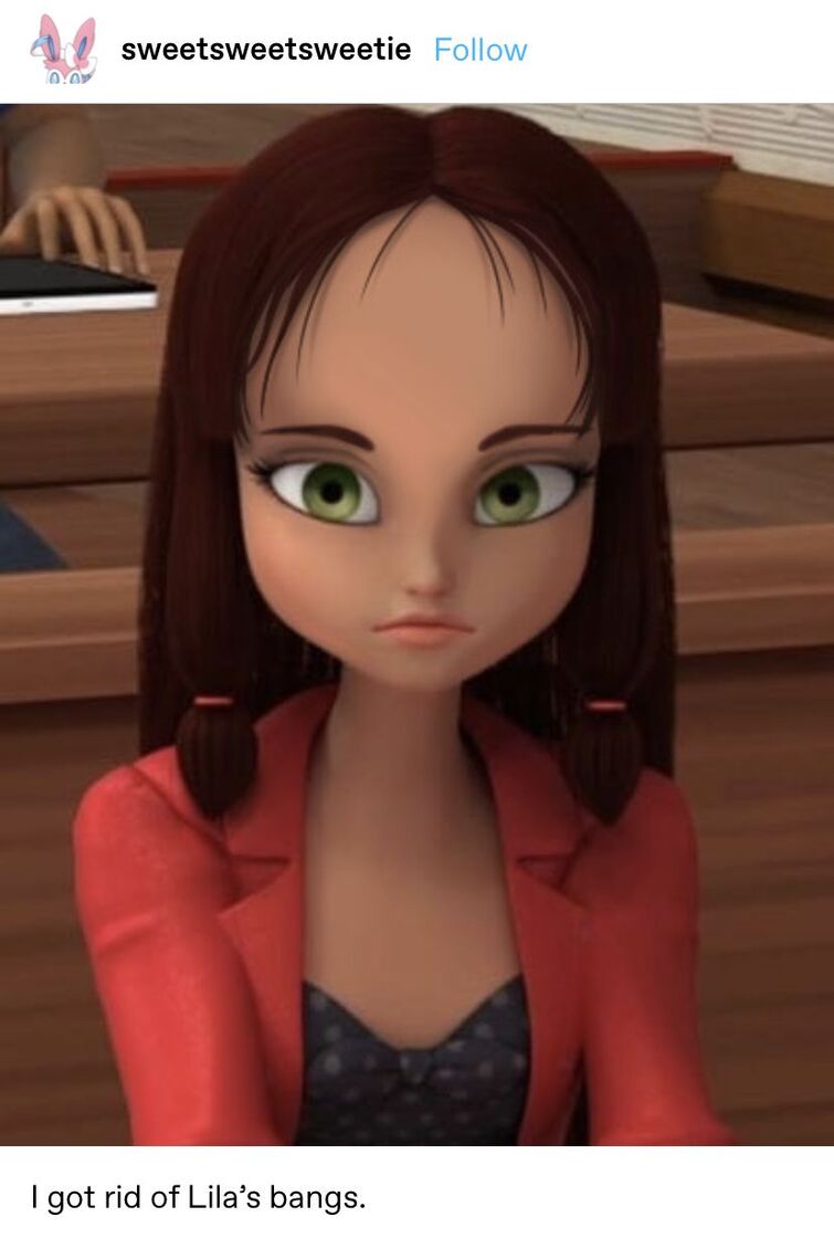 No Wonder Lila Grew Out Her Bangs Smh Fandom