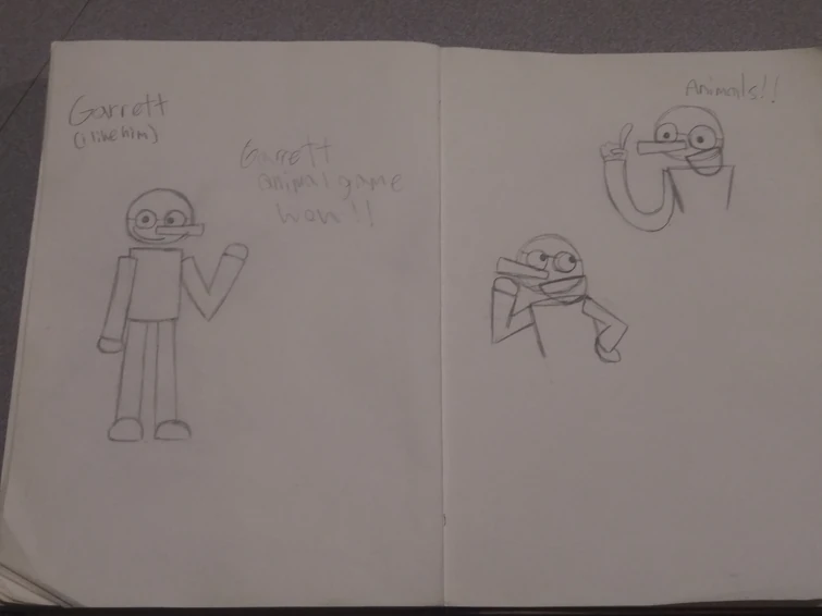 I love garrett animal game | Fandom