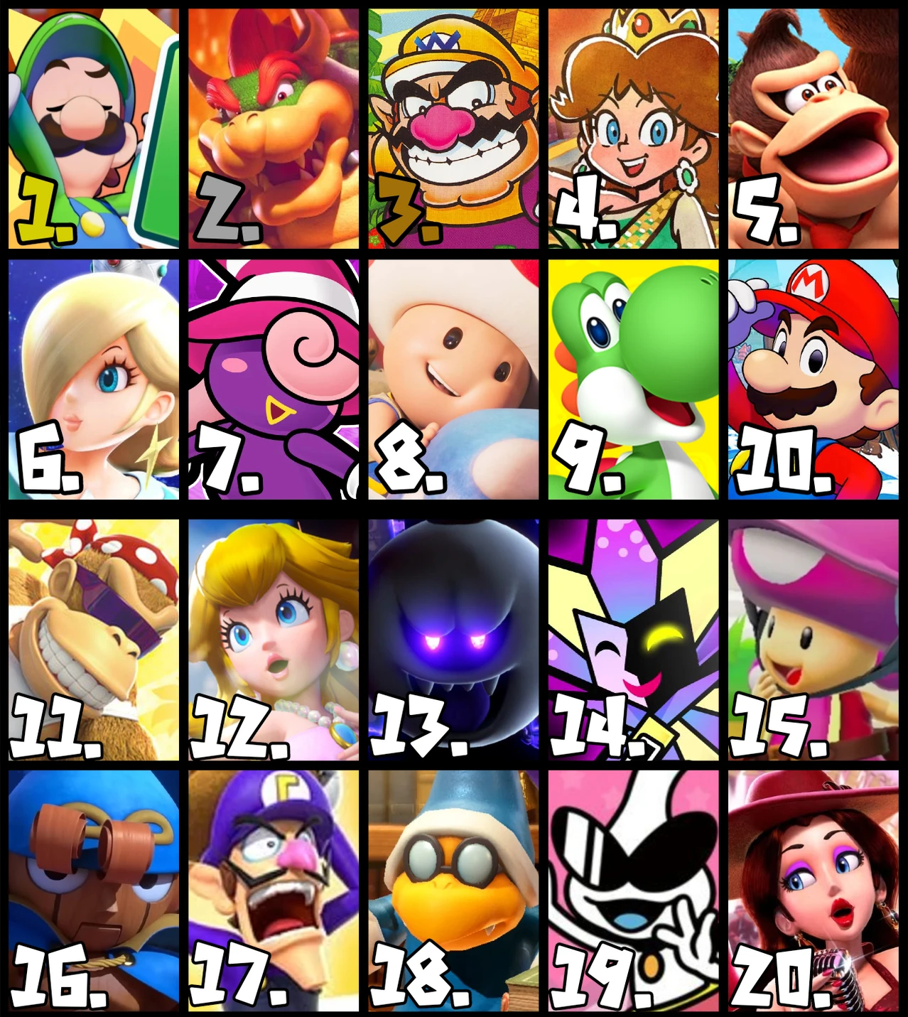 My 20 Favorite Mario Characters | Fandom